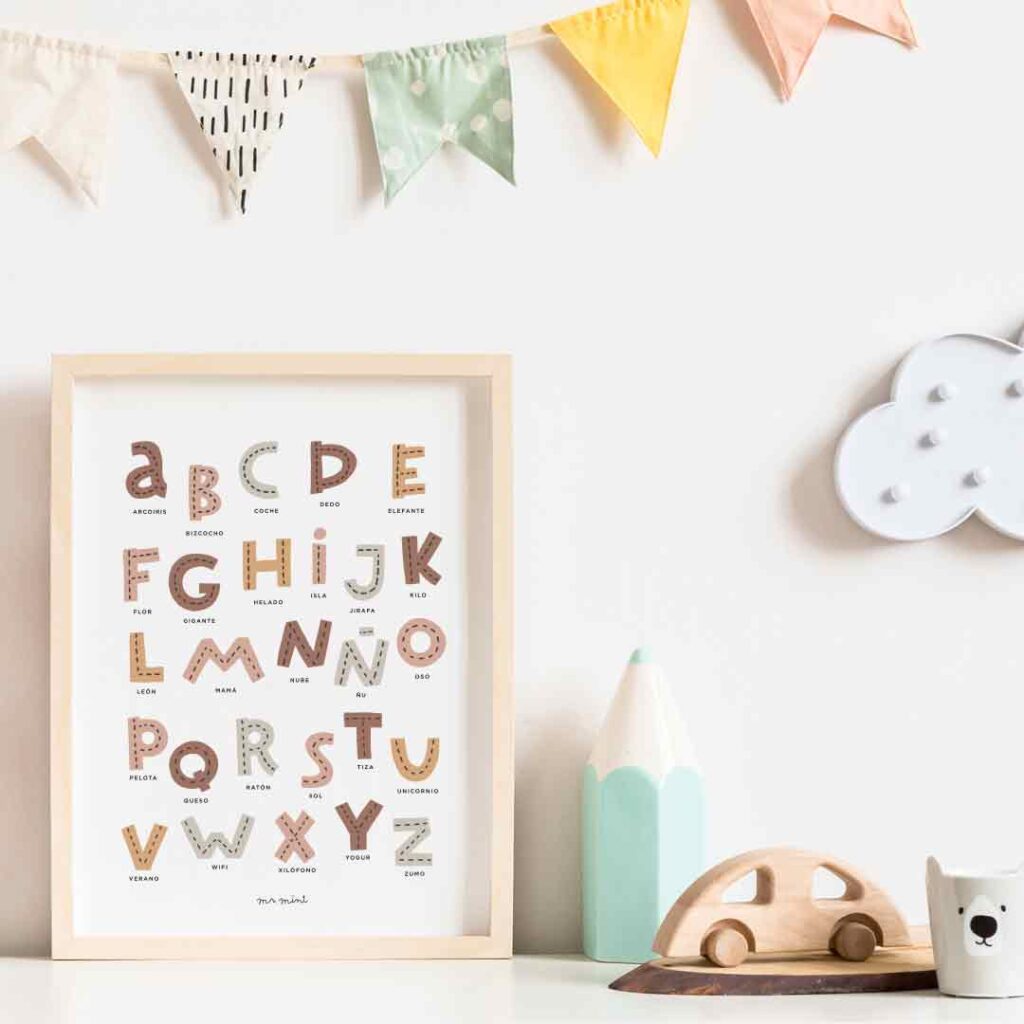 Lámina Abecedario - Mr.mint